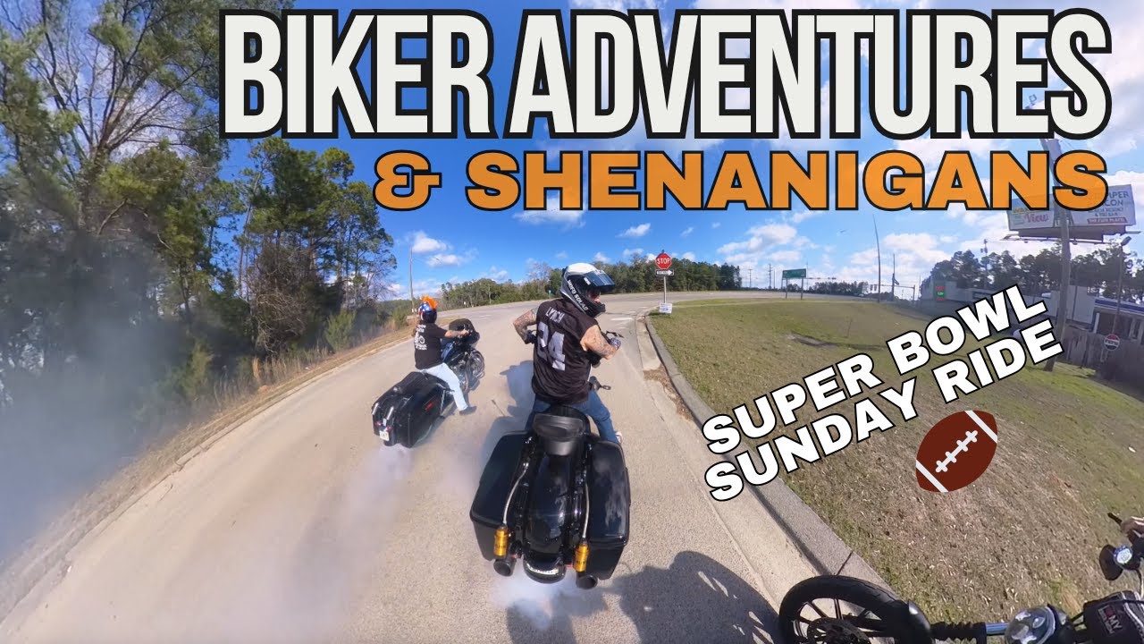 Biker Adventures & Dive Bar Destinations on Super Bowl Sunday! 🔥 - YouTube