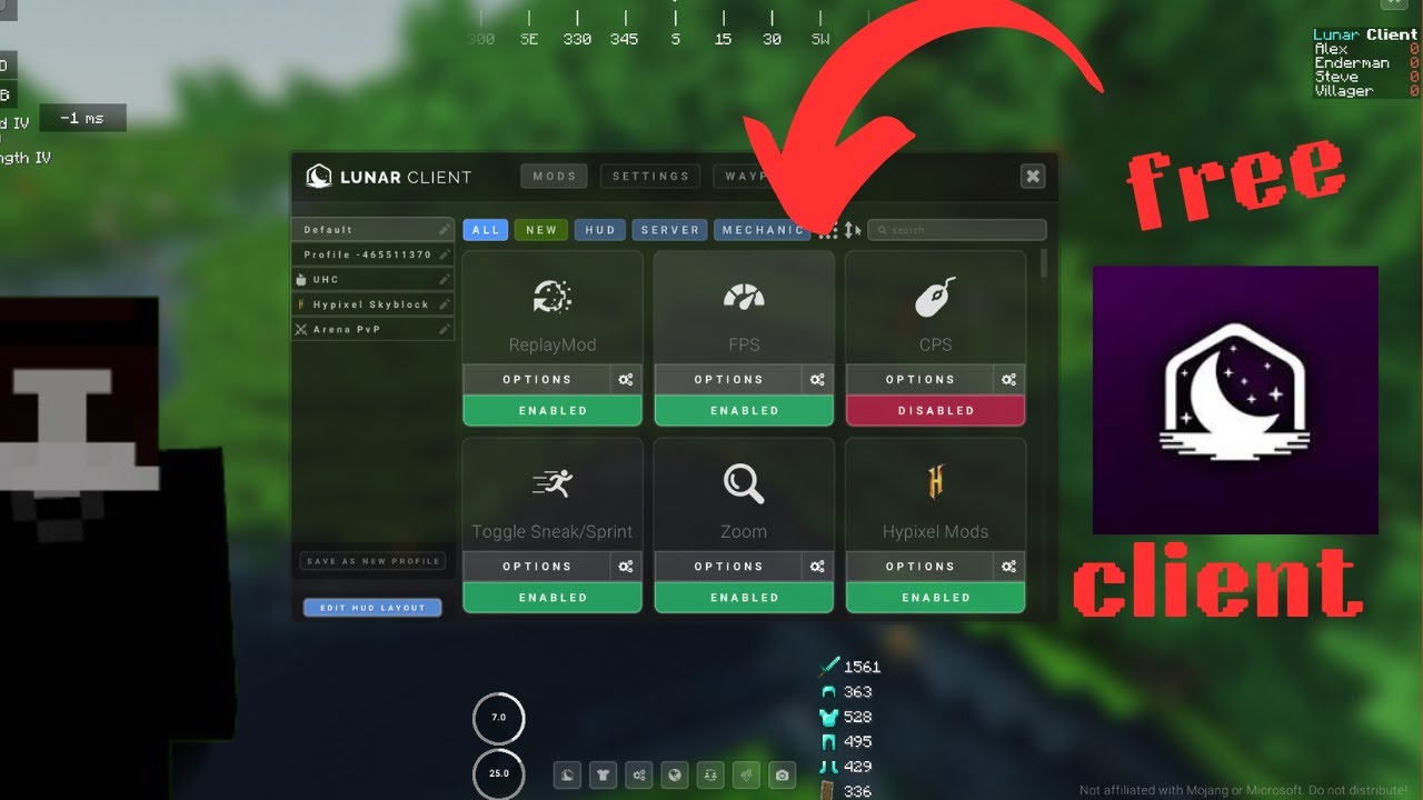 How to Play Lunar Client with CRACK ACCOUNT With Skin Support ! - YouTube