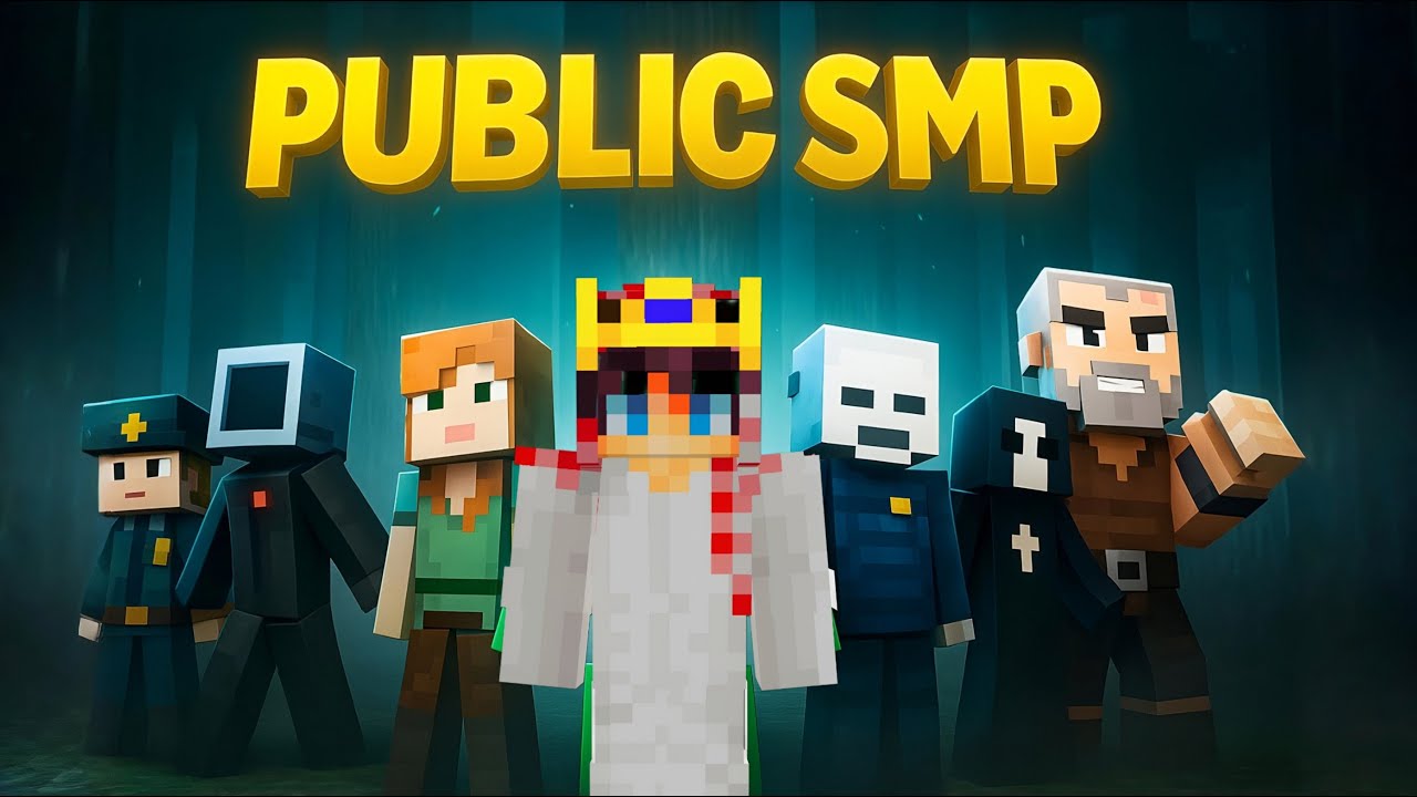 Minecraft Live SMP Hindi | Public SMP Join Now 🔥 | Day #1 - YouTube