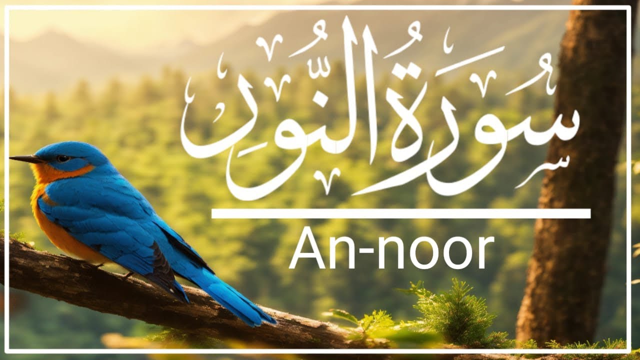 Surah An noor | beautiful quranic recitation | heart touching voice ...