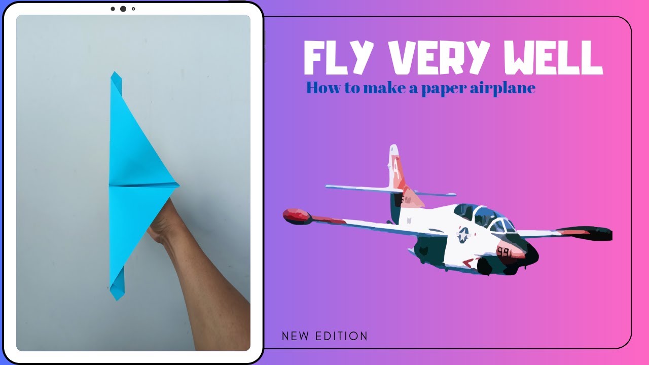 How to make an effective paper airplane - YouTube