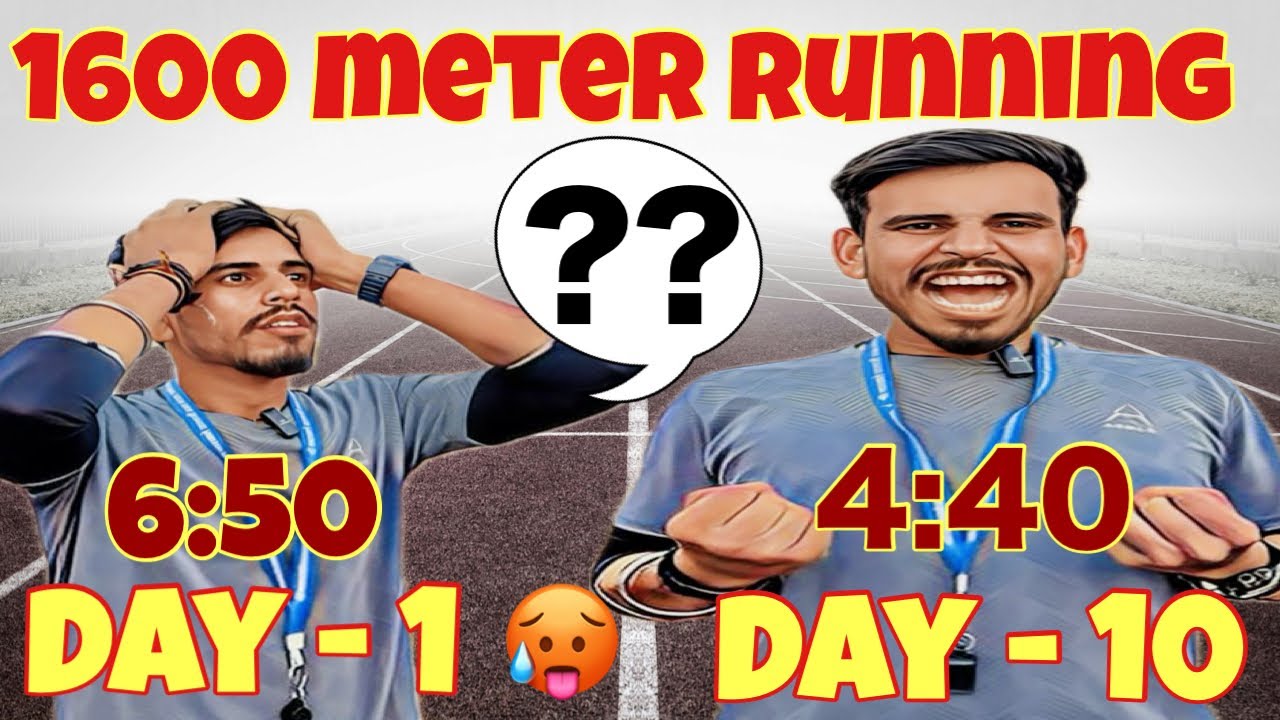 1600 meter running timming 6:50 से 4:40 😱 Girl’s vs Boy’s ॥ workout by ...