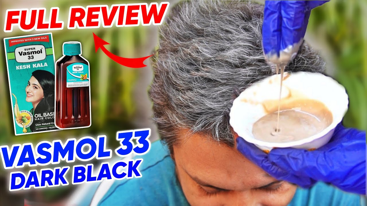Vasmol 33 kesh kala How To Use? Super Vasmol 33 Review | Product Review ...