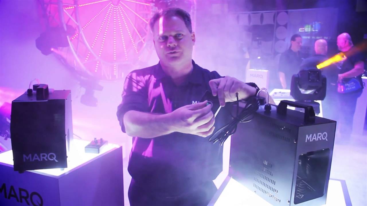 Marq Lighting Haze 700 & 800 Water Based Haze Machines Overview - YouTube