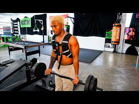 DeenTheGreat Brutal Arm & Chest Workout Routine! (Day 24) 💪