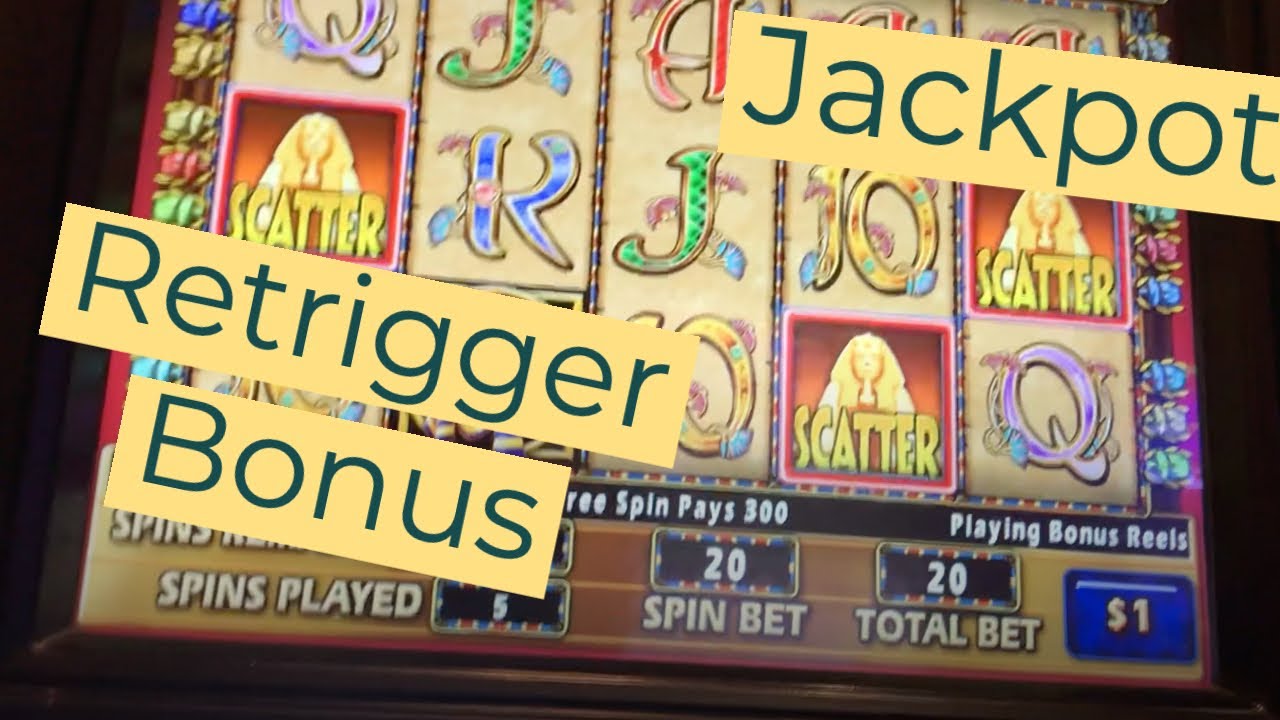 cleo II retrigger bonus jackpot - YouTube