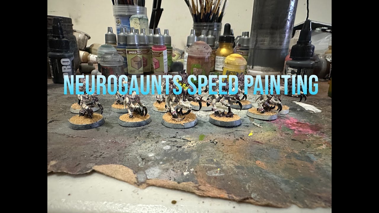 Neurogaunts speed Painting - YouTube