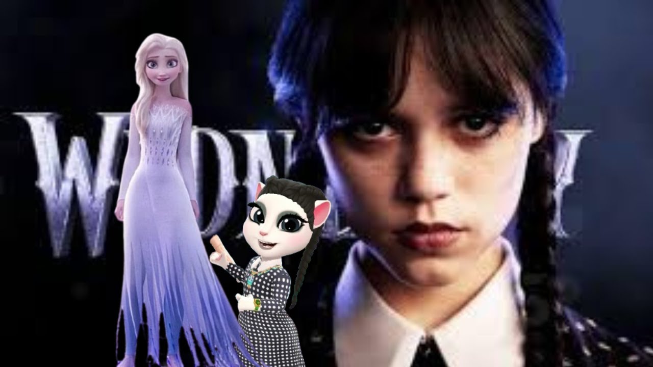 Angela2 And Wednesday Vs Elsa Frozen 🥰💘🥀 - YouTube