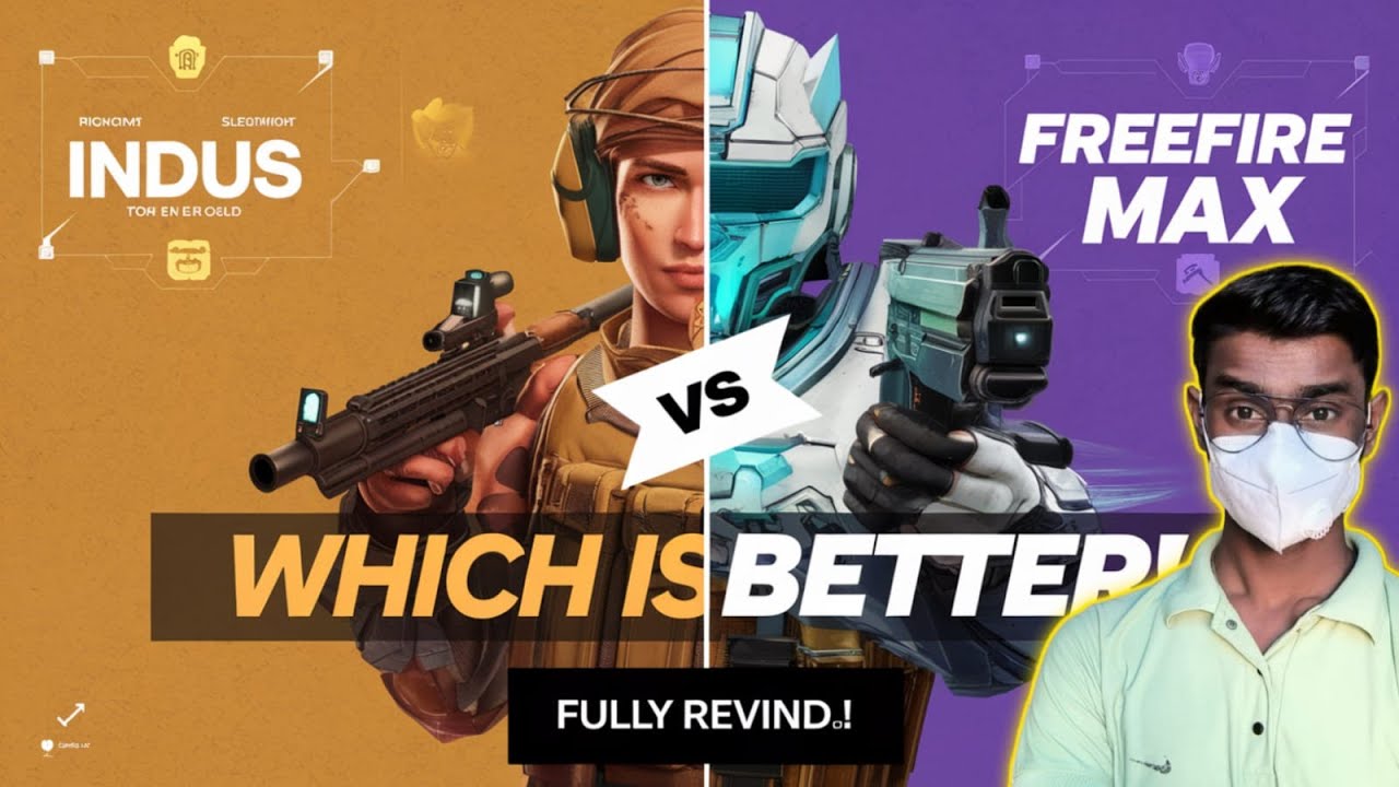 INDUS VS FREEFIRE MAX | indus review | indus battle royale review ...