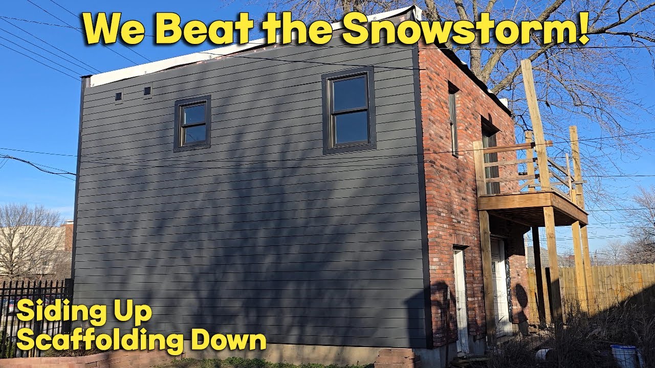 Siding Installation Is Complete on the Zero Lot Line Side! | Alley ...