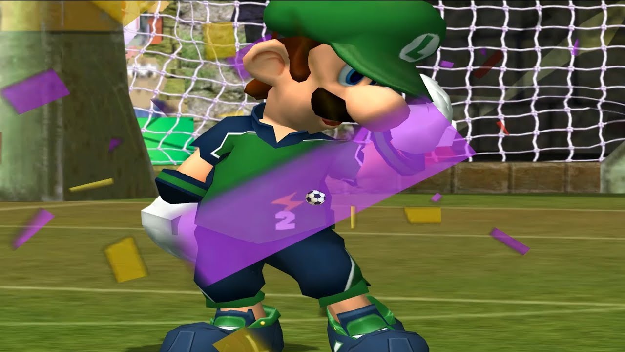 Super Mario Strikers- Grudre Match- Yoshi vs Luigi- VMGAMING - YouTube