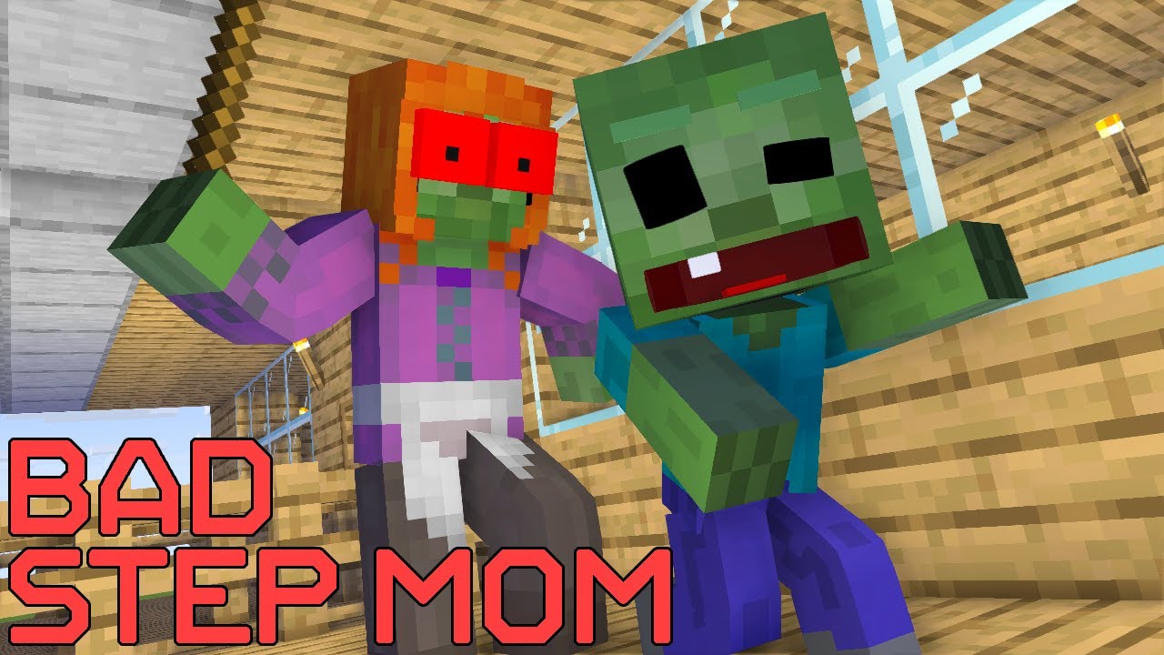 BAD STEP MOM - Minecraft Animation - MINECRAFT ANIMATION - YouTube