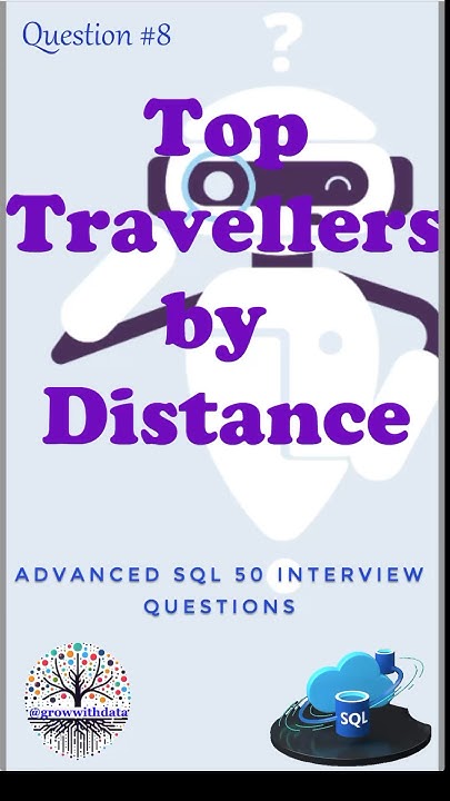 Top Travellers by Distance Travelled #sqlfordataengineer #faangpreparation #interviewquestions # ...