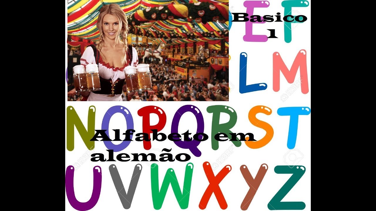 Aprendendo o alfabeto em alemão - YouTube