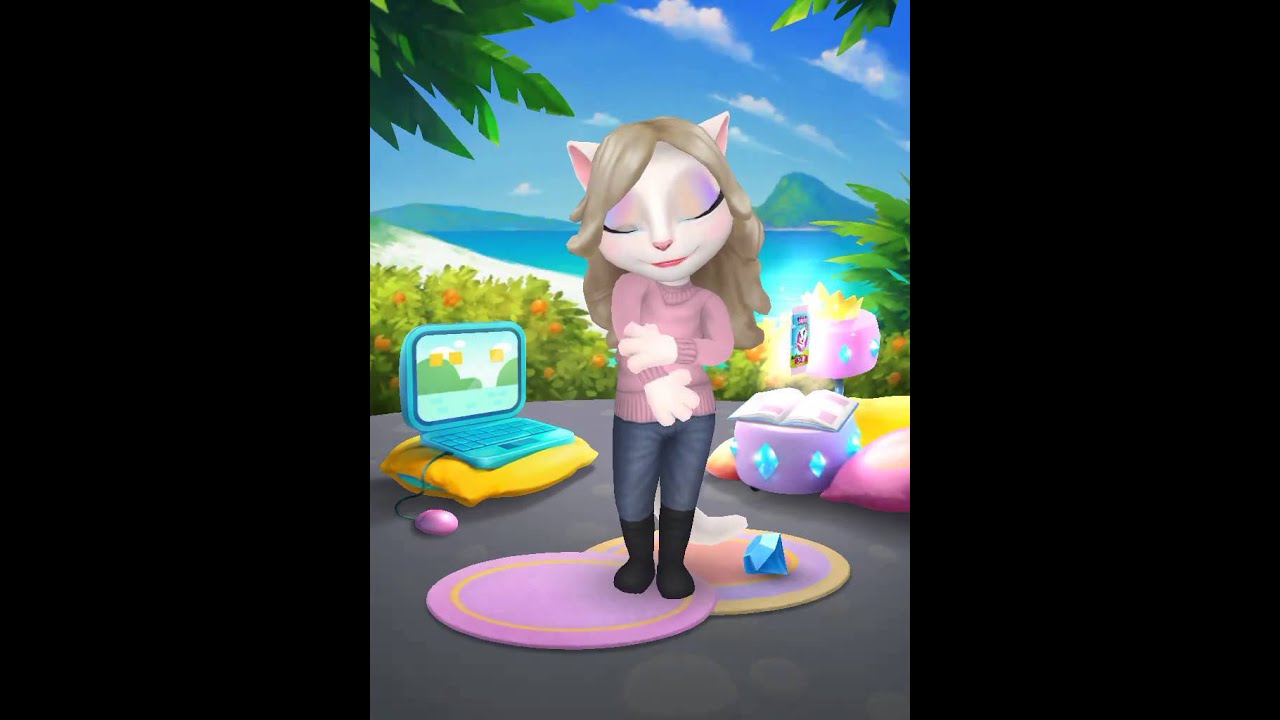 My Talking Angela Costume #2 - YouTube