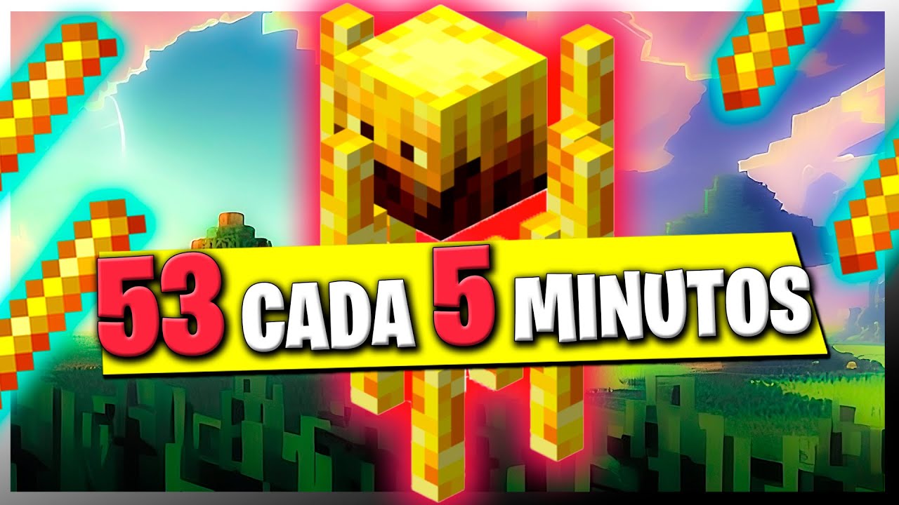 La Granja de BLAZE (Más Fácil) para Minecraft Bedrock y Java 1.21 - YouTube