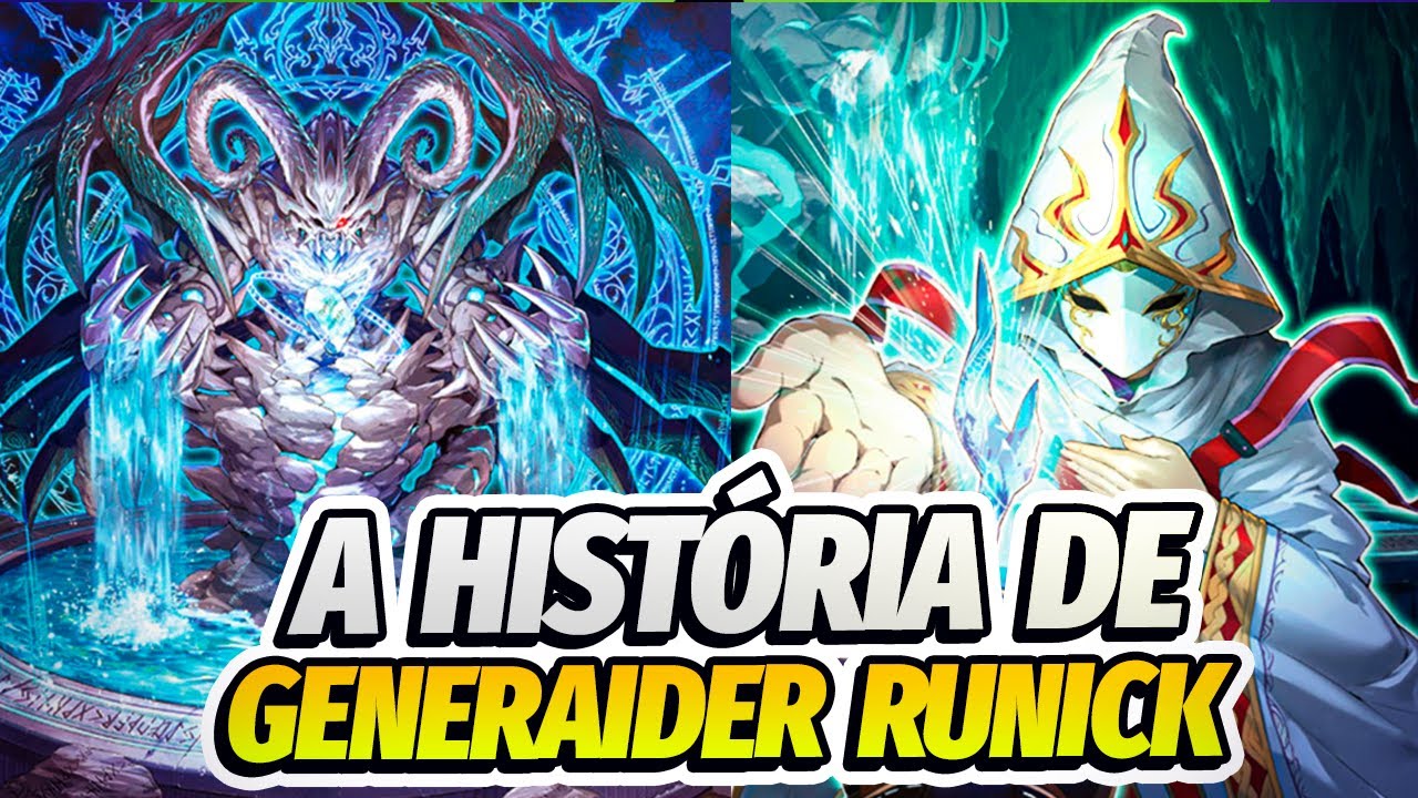 A HISTÓRIA DE RUNICK E GENERAIDER | Yu-Gi-Oh! Lore - YouTube