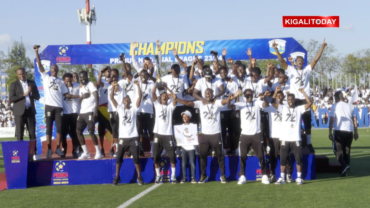 APR FC yashyikirijwe igikombe cya shampiyona 2023-2024 - YouTube