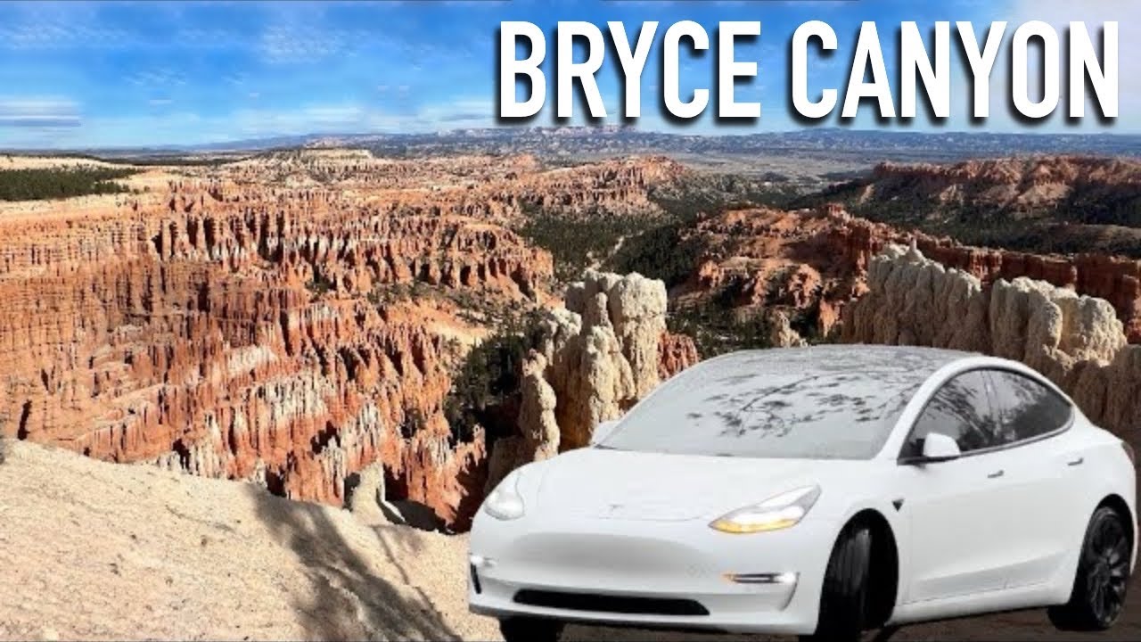 Tesla Road Trip to Bryce Canyon National Park - YouTube