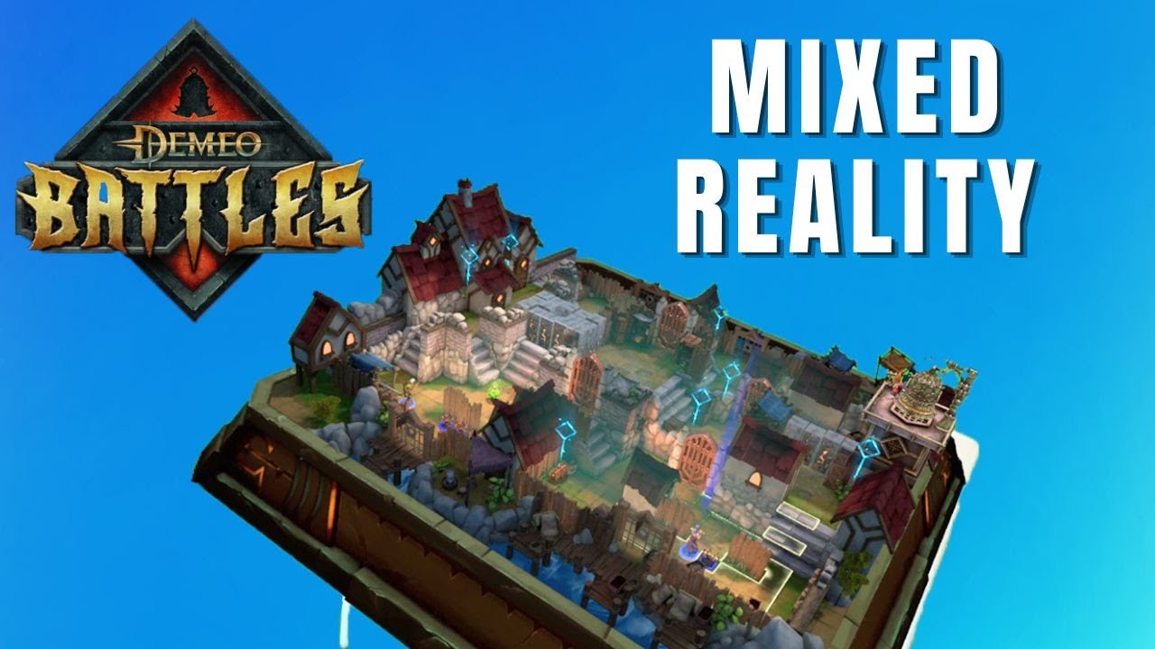 DEMEO Battles is really cool in MIXED REALITY! - YouTube