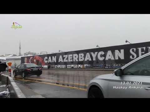 Can Azerbaycan Seninleyiz afişi  Keçiören (13.01.2021)