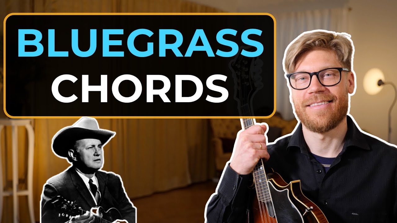 Lonesome Moonlight Waltz by Bill Monroe // Bluegrass Mandolin Chord ...