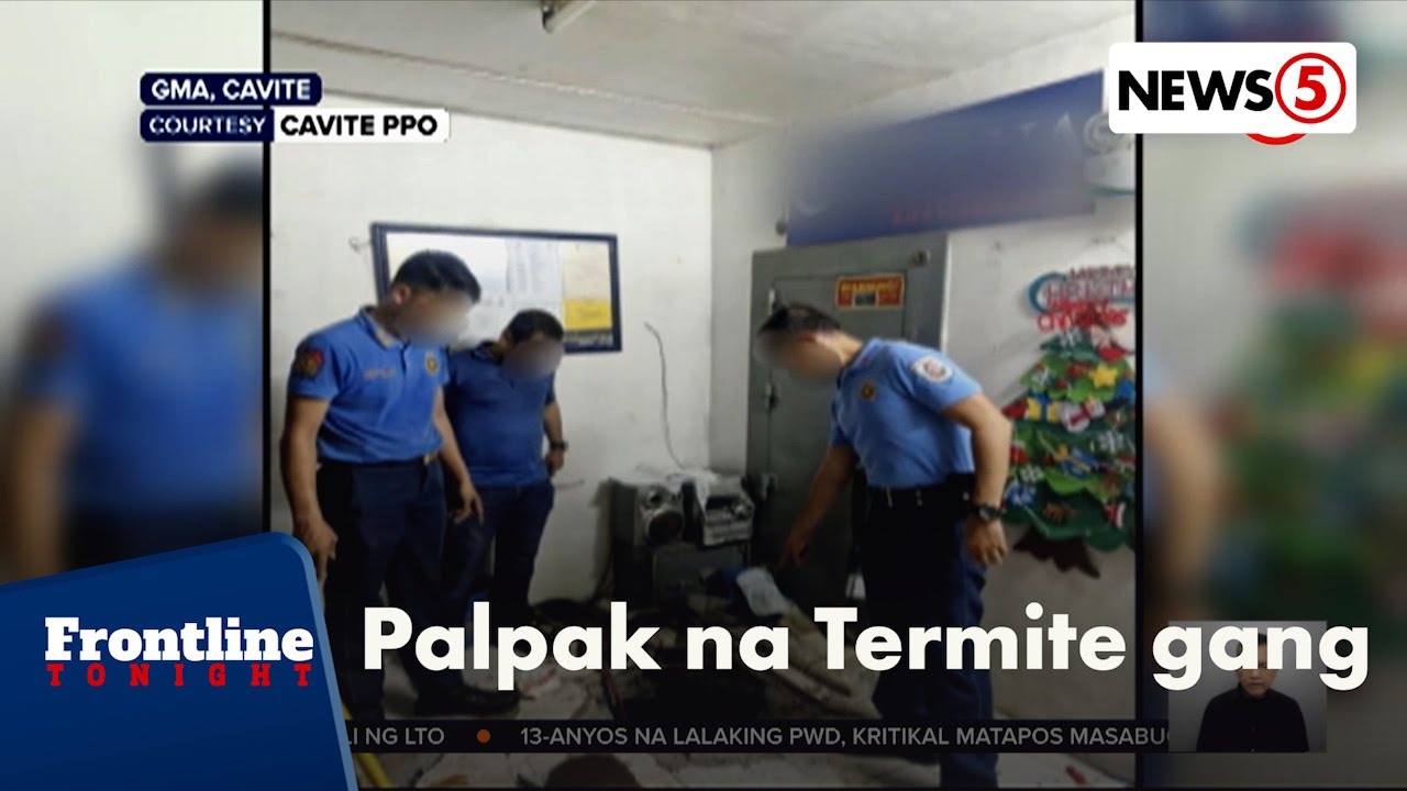 Pagnanakaw ng 'Termite Gang' sa isang sanlaan, naunsyami | Frontline ...