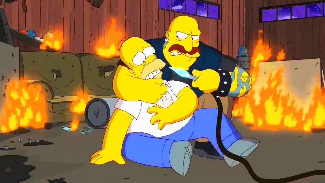 LOS SIMPSON - Persuasión cristal cabello azul - YouTube