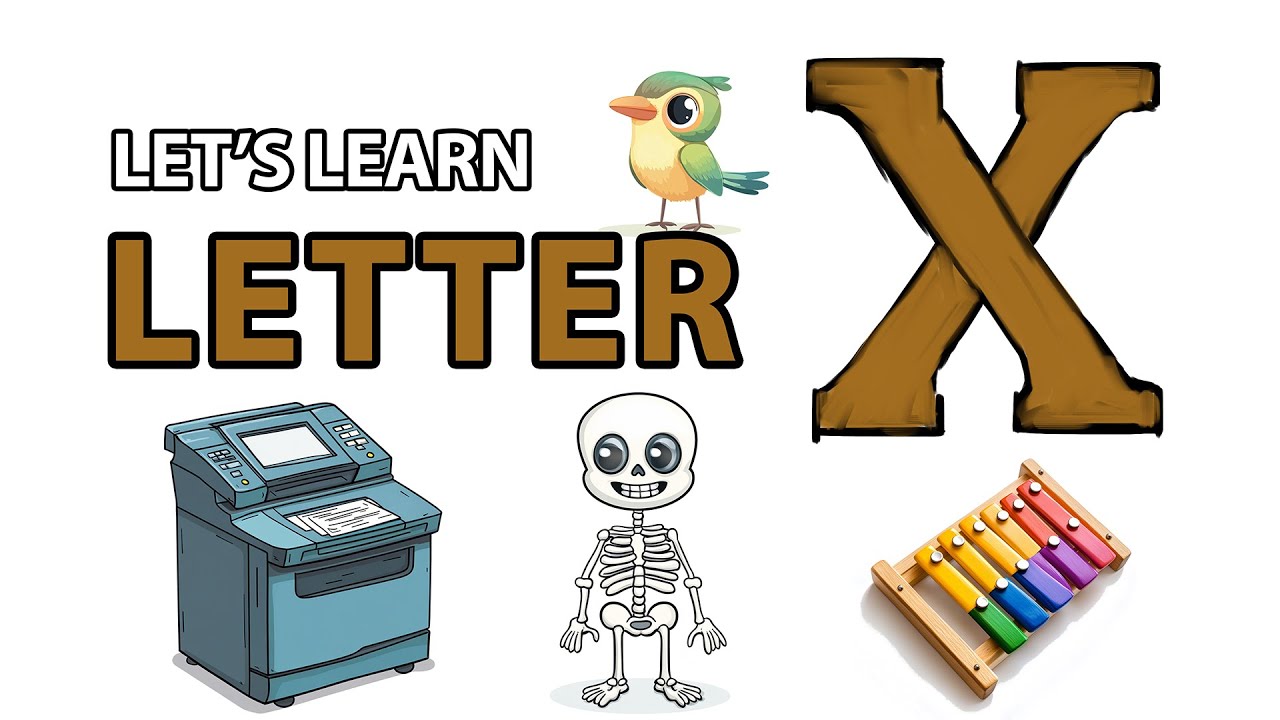 Learn the Letter X | ABC Alphabet for Kids | VE Kids - YouTube