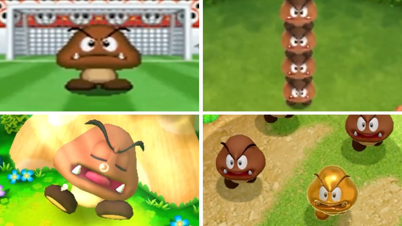 Evolution of - Goomba Minigames in Mario Party Games - YouTube