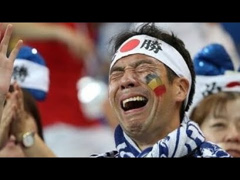 Crying Japan VS Belgium -Big Sad Moment for Fans - 2018 World Cup ...