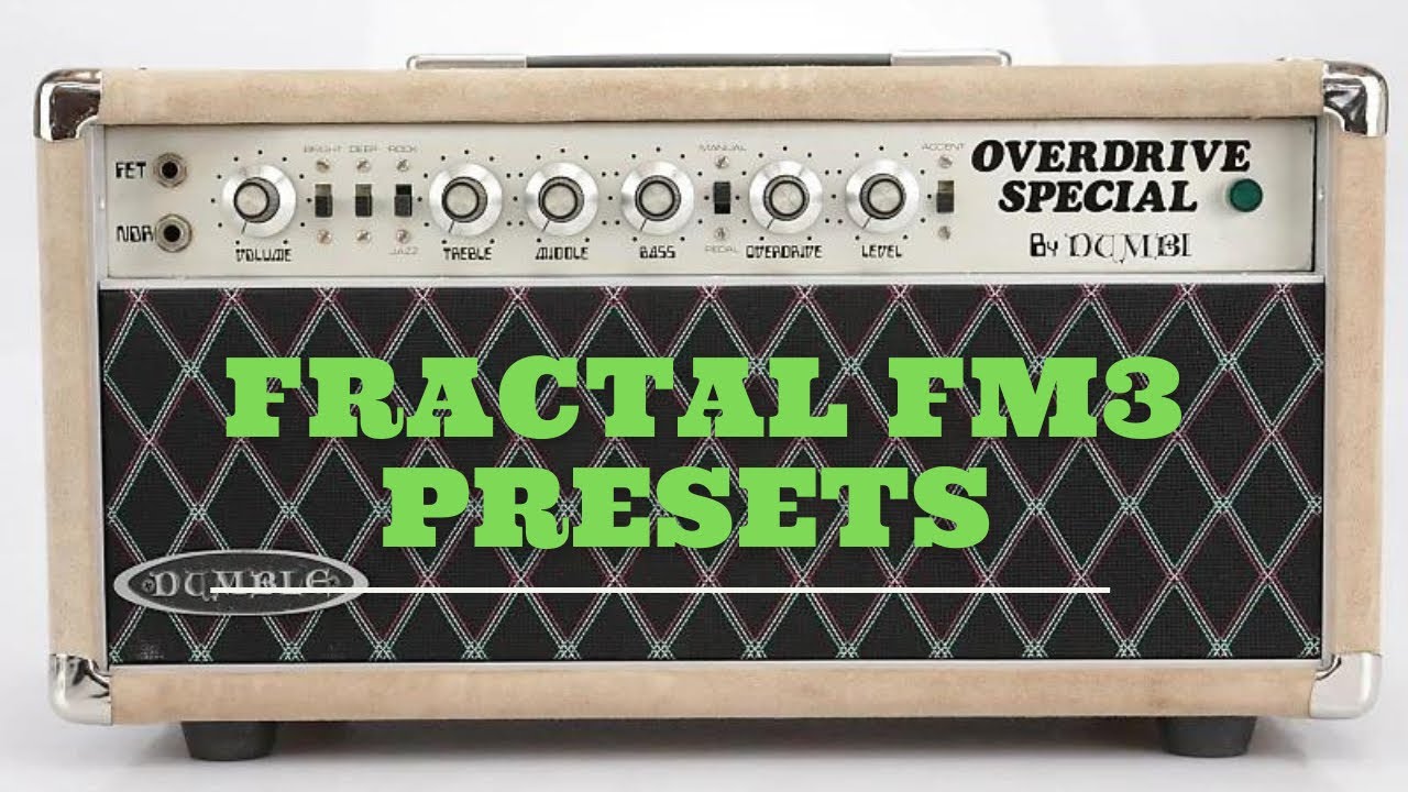 Fractal FM3: Favorite Created Presets - YouTube