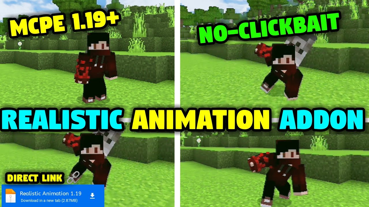 Player Animation Addon For Mcpe 1.19 | Player Animation Mcpe 1.19 | Mod ...