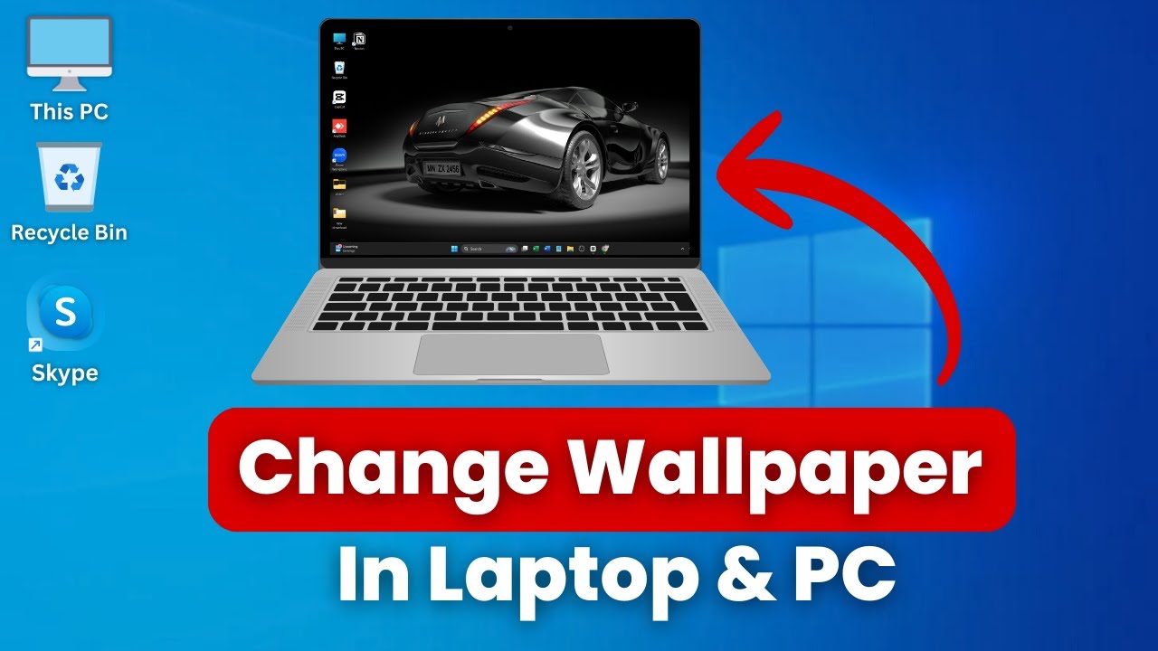 How to Change Wallpaper in Laptop Easily - YouTube