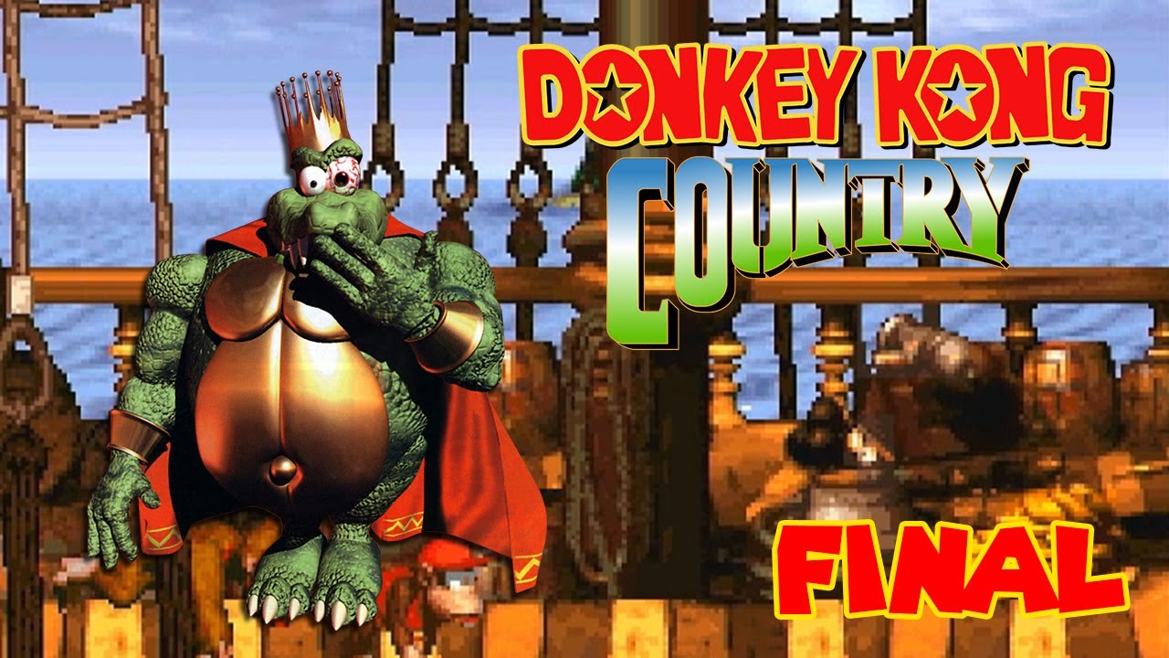 Donkey Kong Country (SNES) #FINAL Chimp Caverns & King K. Rool - 101% ...