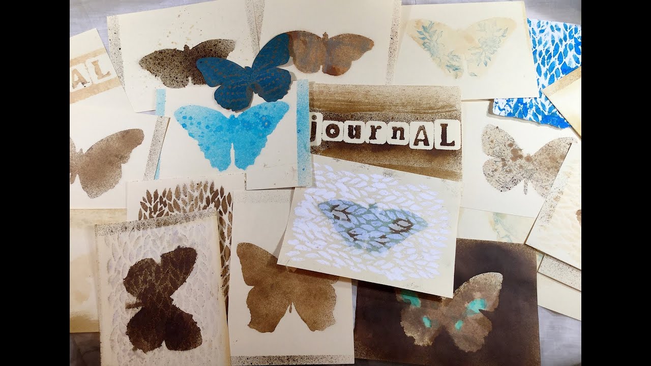 Easy-To-Make Journal Cards: Create with me! - YouTube