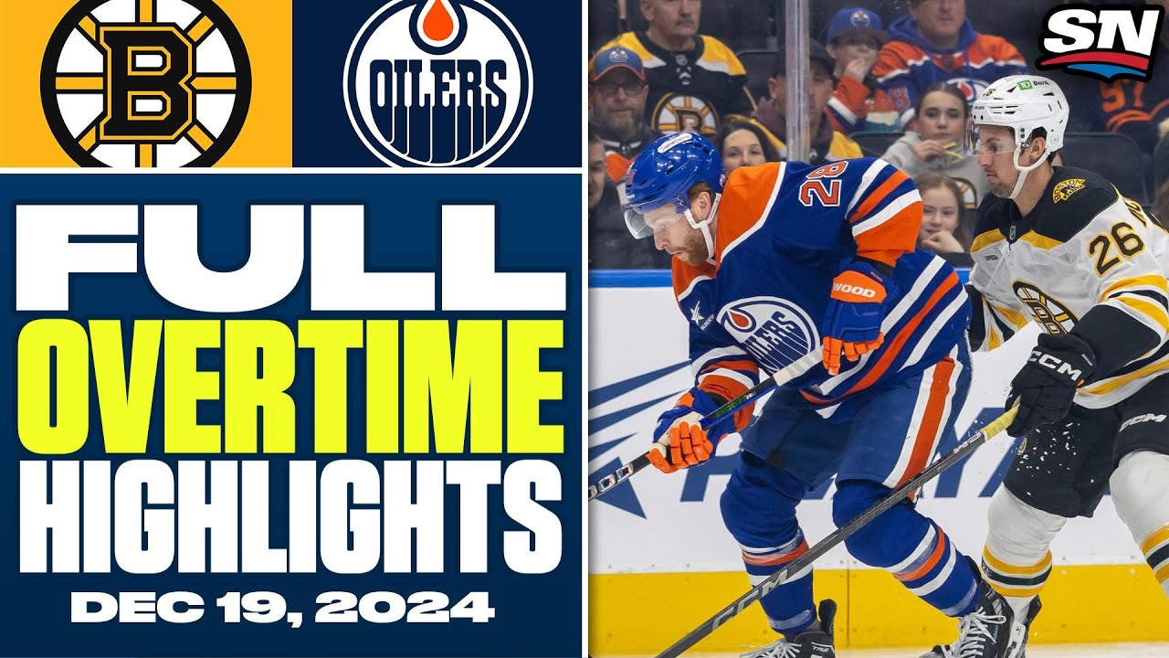 Boston Bruins at Edmonton Oilers | FULL Overtime Highlights - December ...