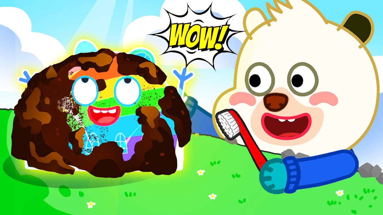 Bearee's Rainbow House | Bearee Cartoon | Cartoon for Kids - YouTube