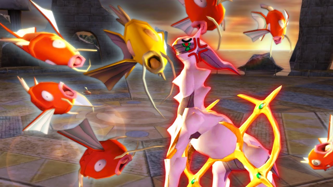 Can an Army of Magikarp Defeat Arceus? Pokemon Metronome Battle - YouTube