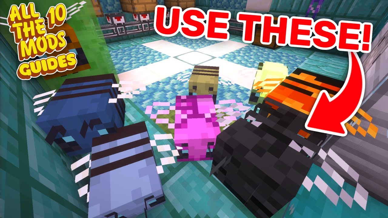How to use PRODUCTIVE BEES in All The Mods 10 - YouTube