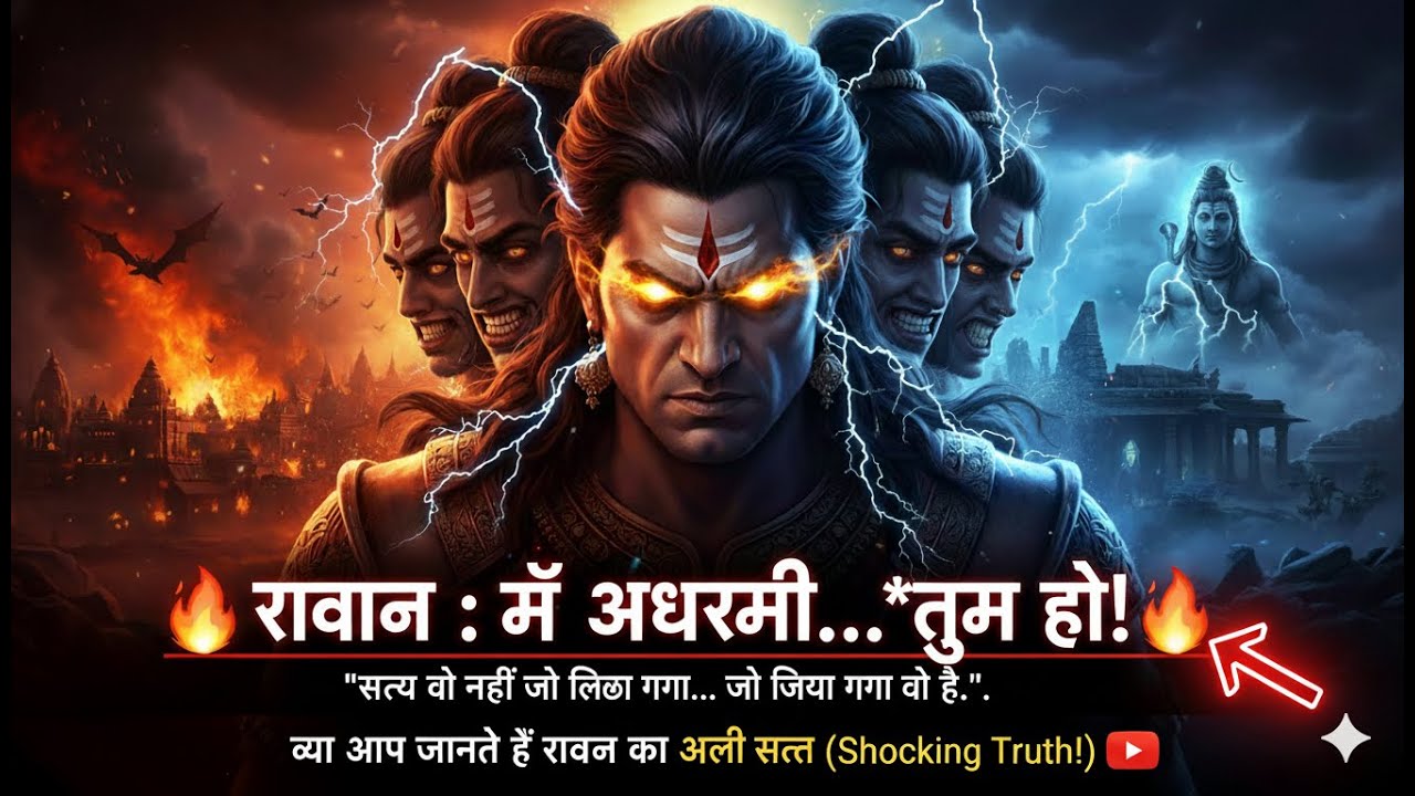 RAVAN 🔥 | मैं अधर्मी नहीं था | The Truth of LANKESH | Ravan Rap Verse ...