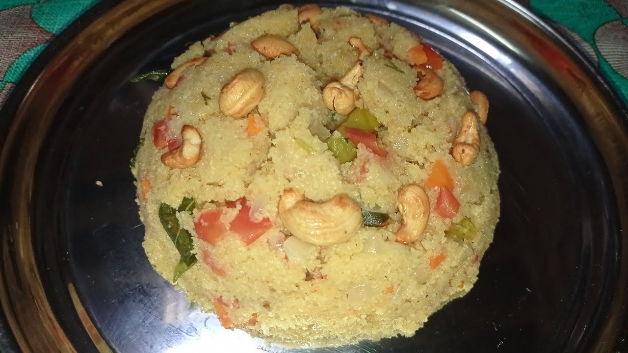 Andhra Style Mota Upma Breakfast Recipe\ wheat Rava Upma Recipe 🤤😋👌 # ...