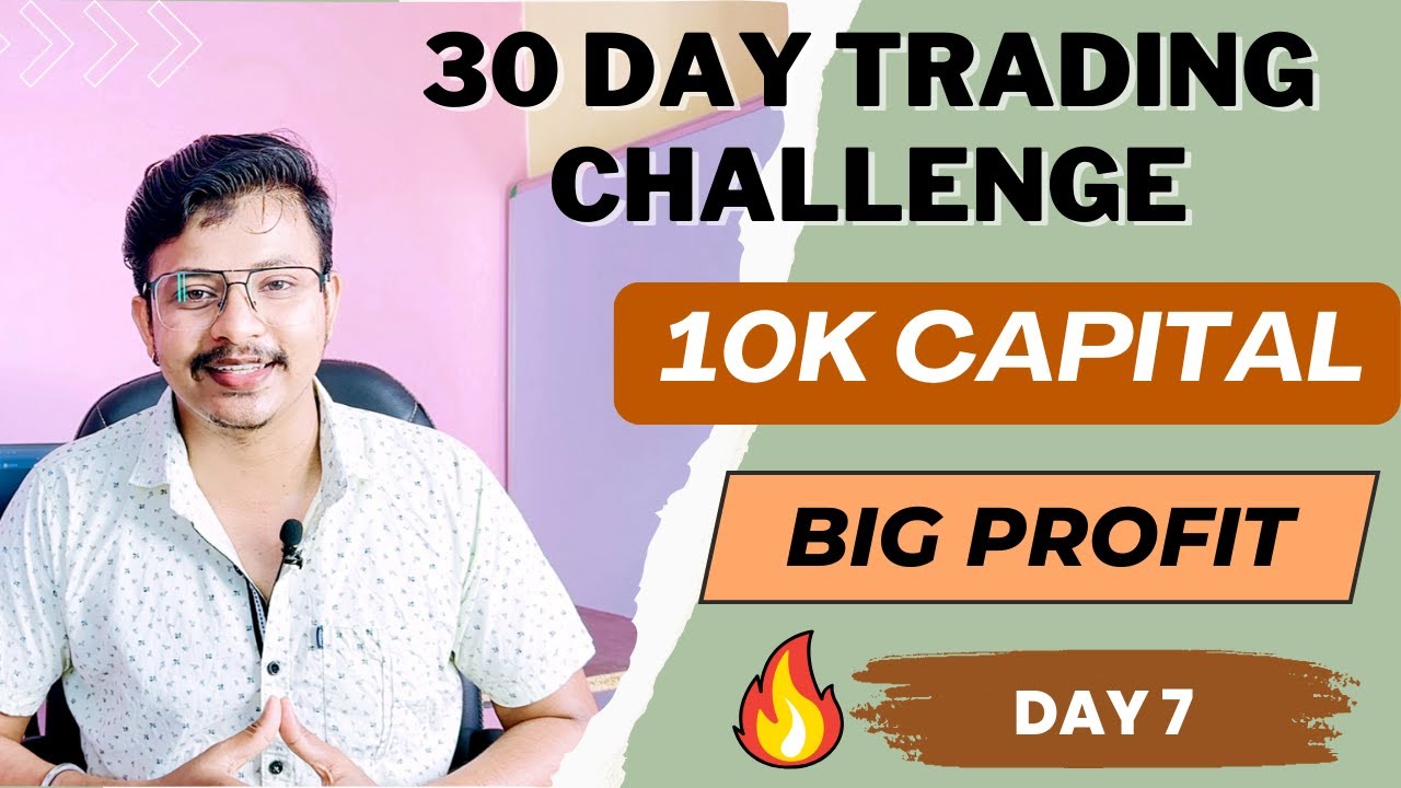 🔥Day 7 of Live Option Trading | Using 10k Capital | Big Profit Captured | Option Trading ...