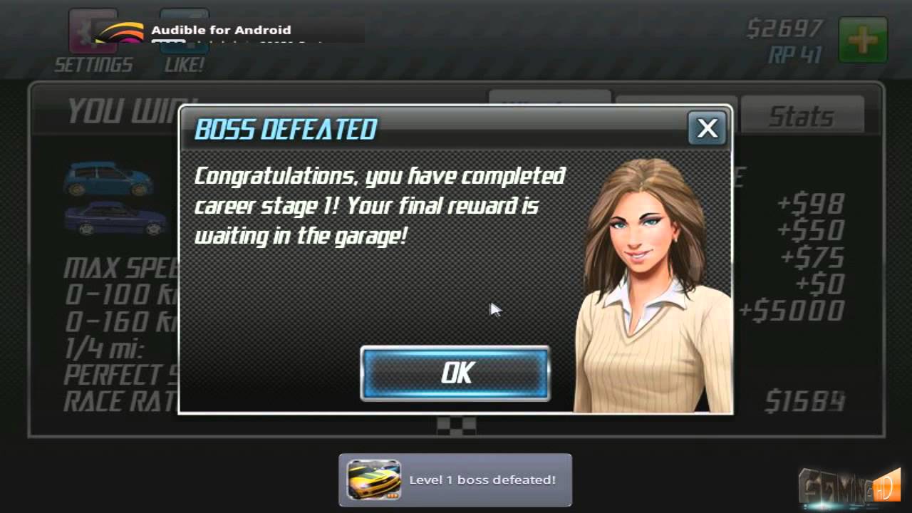 Android Play: Drag Racing Career Stage 1 and 2 Walkthrough - YouTube