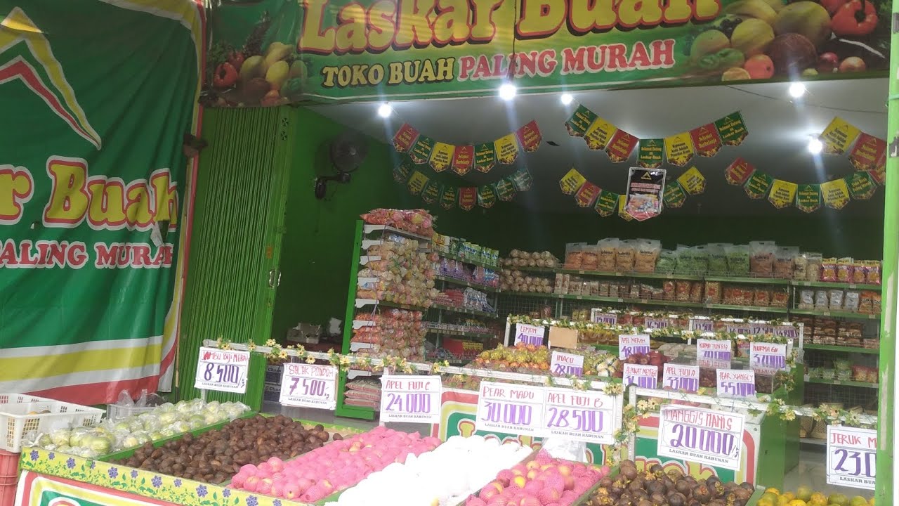 LASKAR BUAH PALING MURAH DI KABUNAN BOJONEGORO - YouTube