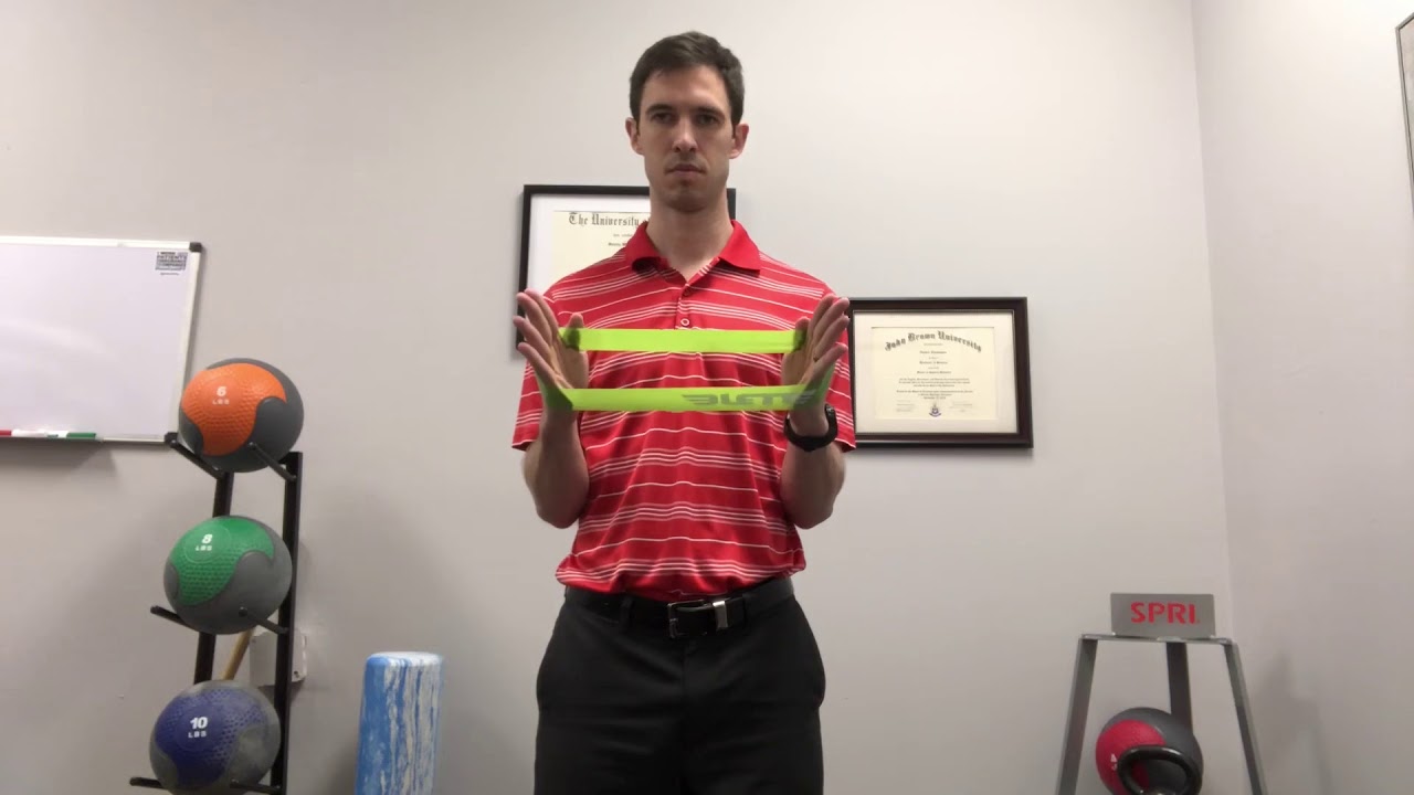 Resisted Shoulder External Rotation - YouTube