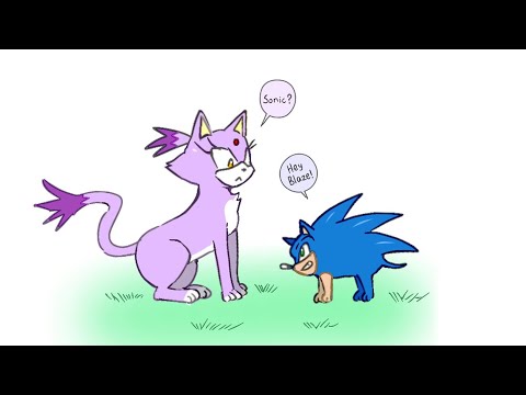 Sonic X Blaze But Actual Animals | Sonic the Hedgehog Comic Dub