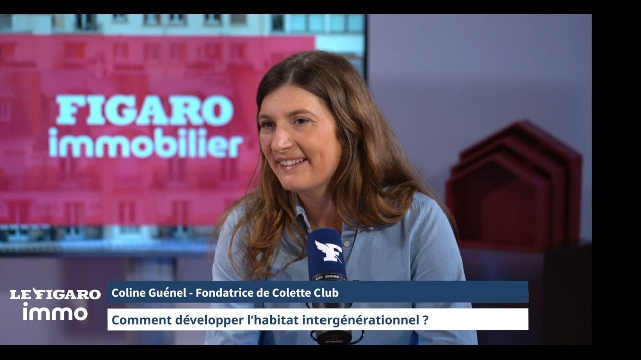 Coline Guénel, cofondatrice de Colette, colocation intergénérationnelle ...