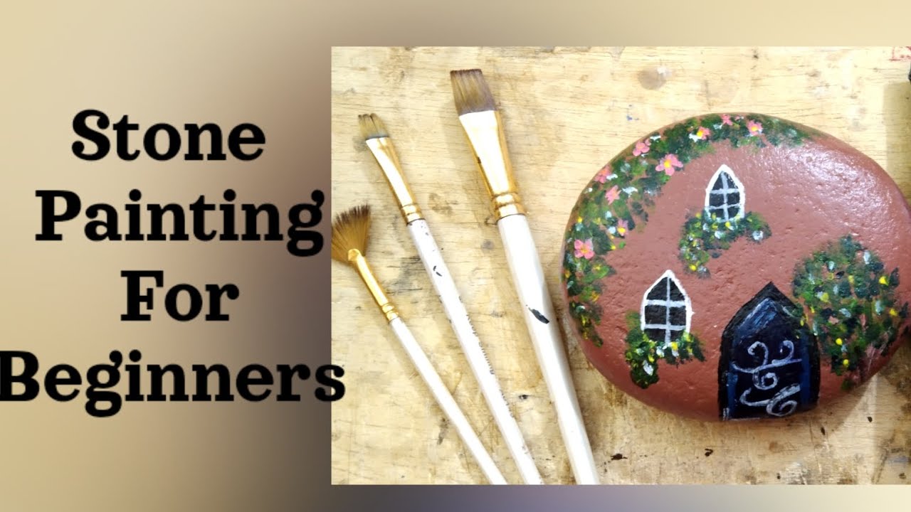 Stone Painting | Easy Painting | Acrylic Painting For Beginners ...
