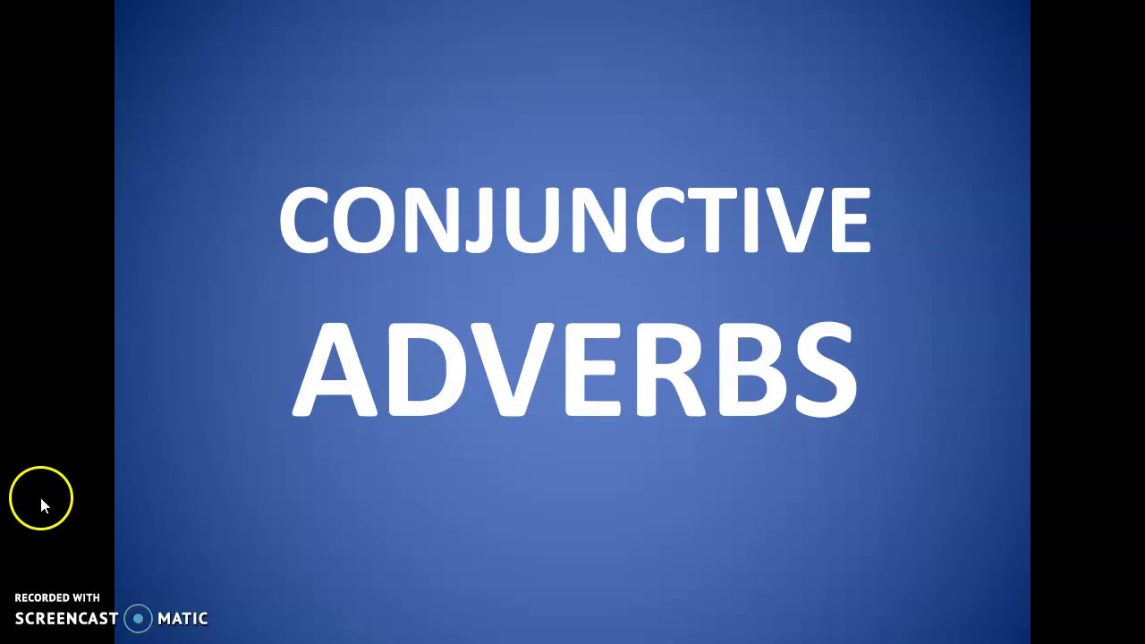 Conjunctions: Furthermore and moreover - YouTube